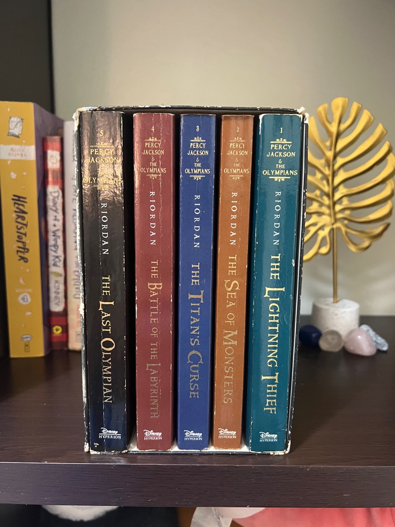 [SET] Percy Jackson Set by Rick Riordan, Hobbies & Toys, Books ...