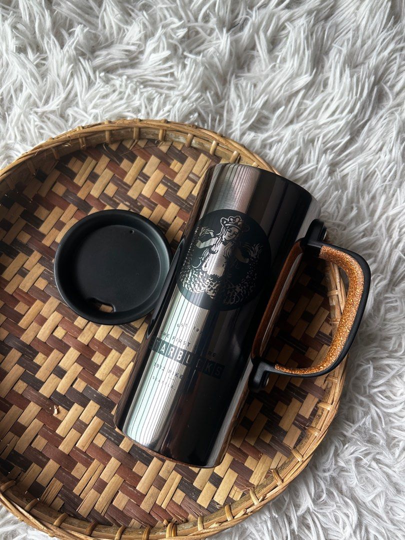 Starbucks The First Store Pike Place Stainless Steel Siren Coffee Mug ...