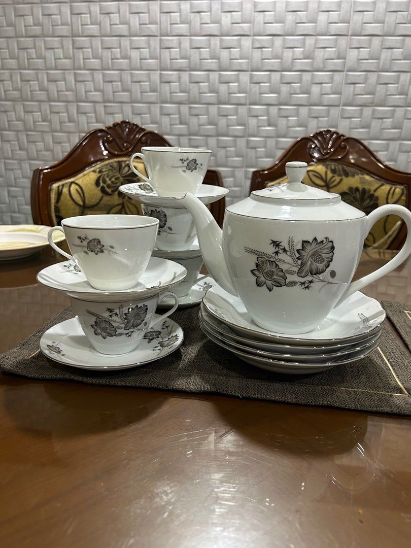 teko dan cawan bunga padi, Hobbies & Toys, Collectibles & Memorabilia ...