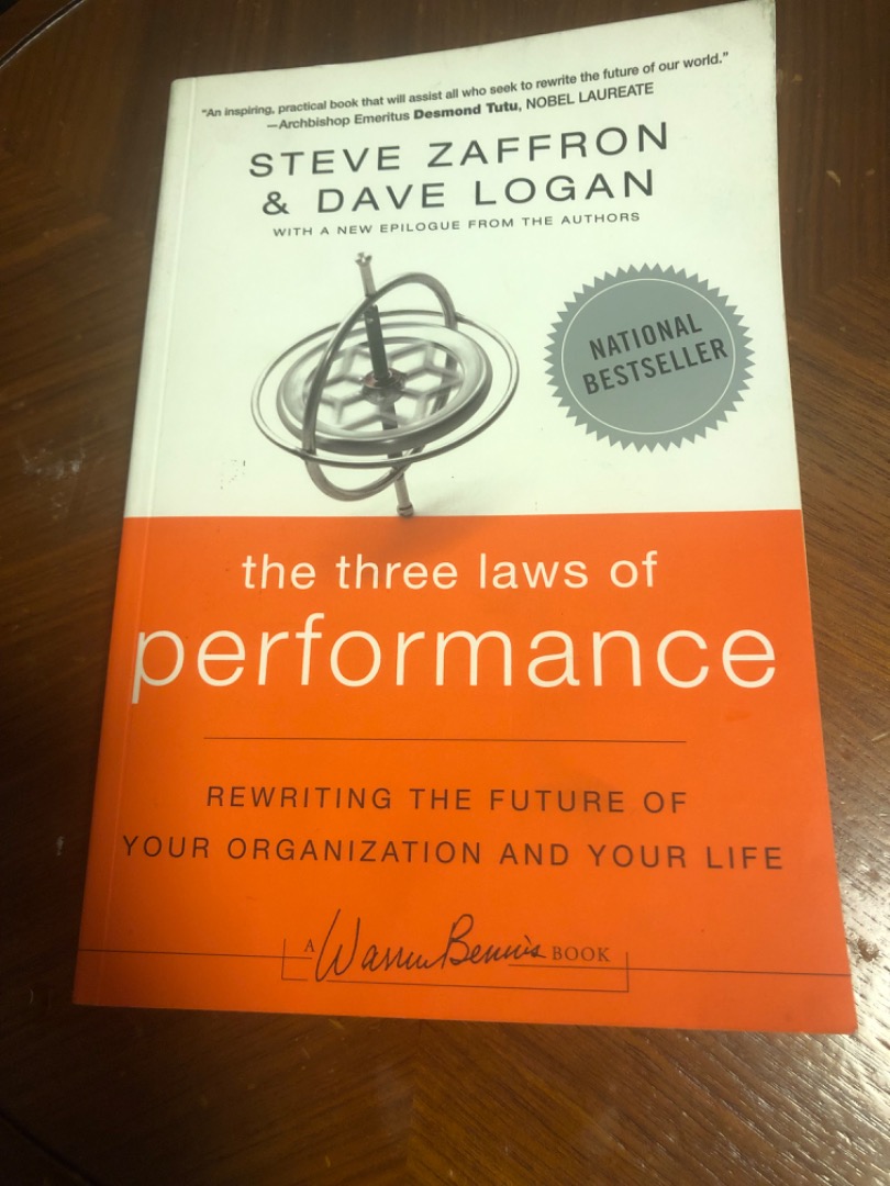The three laws of performance （只限面交), 興趣及遊戲, 書本 & 文具, 小說 & 故事書 - Carousell