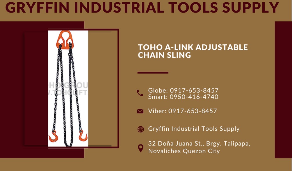 Toho A-Link Adjustable Chain Sling, Commercial & Industrial, Industrial ...