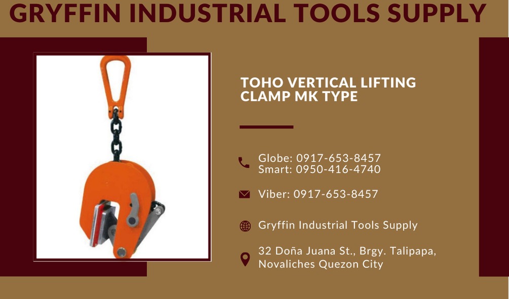 Toho Vertical Lifting Clamp MK Type, Commercial & Industrial ...