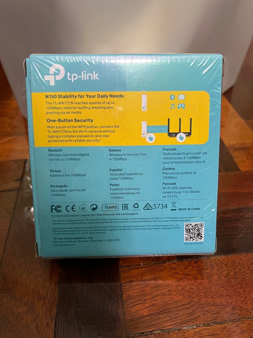 TP-Link 150 Mbps Wireless N USB Adapter ( TL-WN727N), Computers & Tech ...