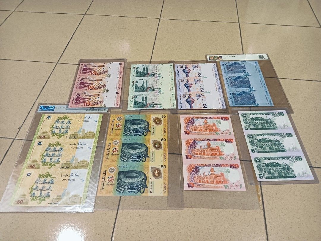 Uncut 3 in 1 Complete Collection RM60 RM50 RM10 RM5 RM2 RM1, Hobbies ...