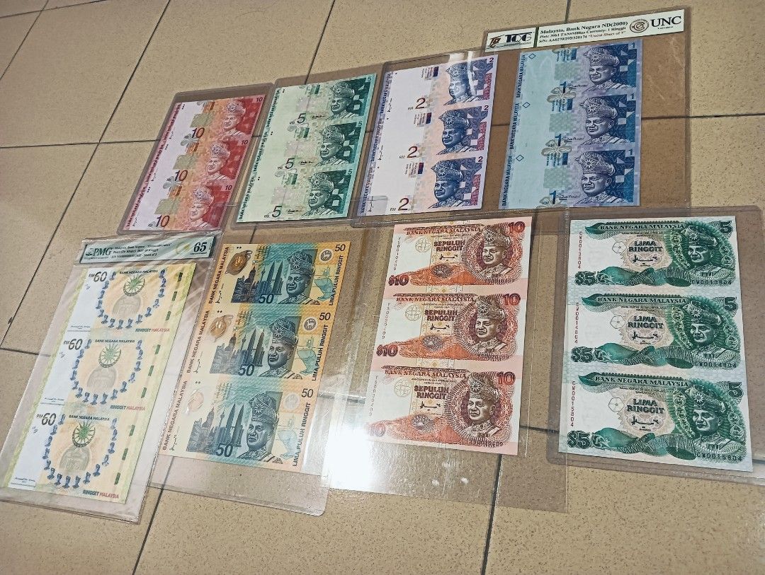 Uncut 3 in 1 Complete Collection RM60 RM50 RM10 RM5 RM2 RM1, Hobbies ...