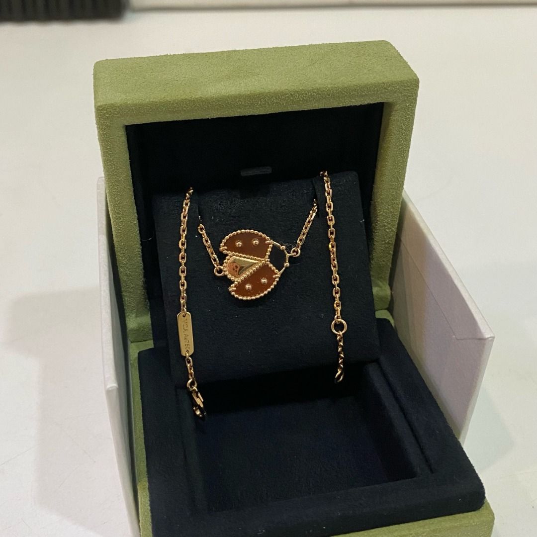 Van Cleef & Arpels Lucky Spring Ladybug Bracelet in 18K Rose Gold ...
