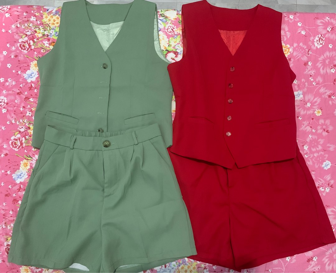 Vest coords, Women's Fashion, Dresses & Sets, Sets or Coordinates on ...