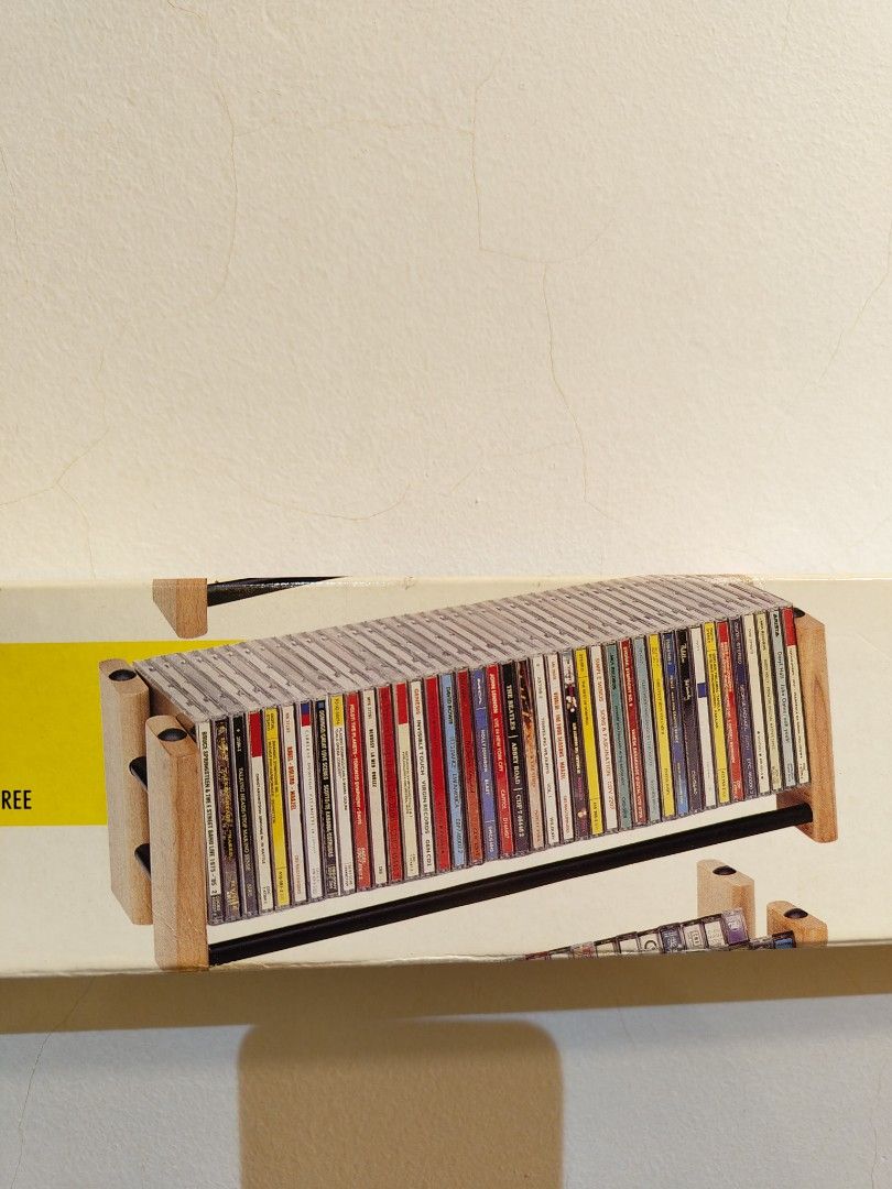 Vintage Cd Storage Cassette Holder VHS Tape Rack Rackit, Furniture ...