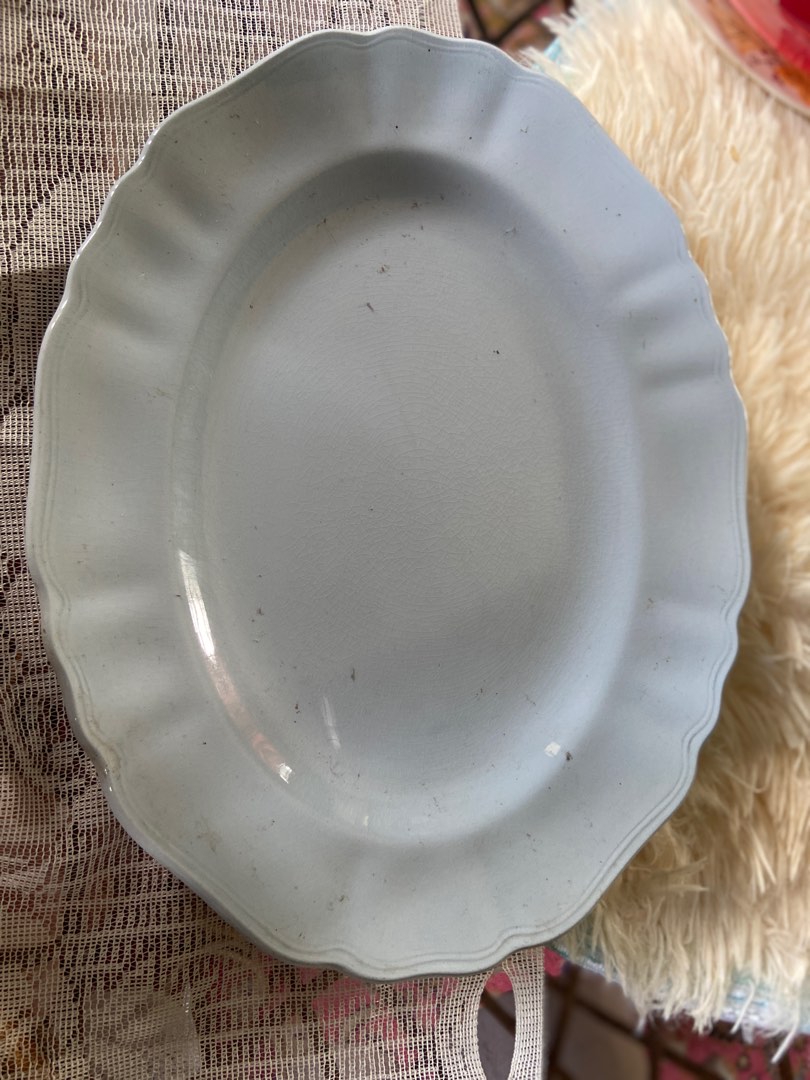 Vintage Oval Dish Plate made in England, Hobbies & Toys, Collectibles ...