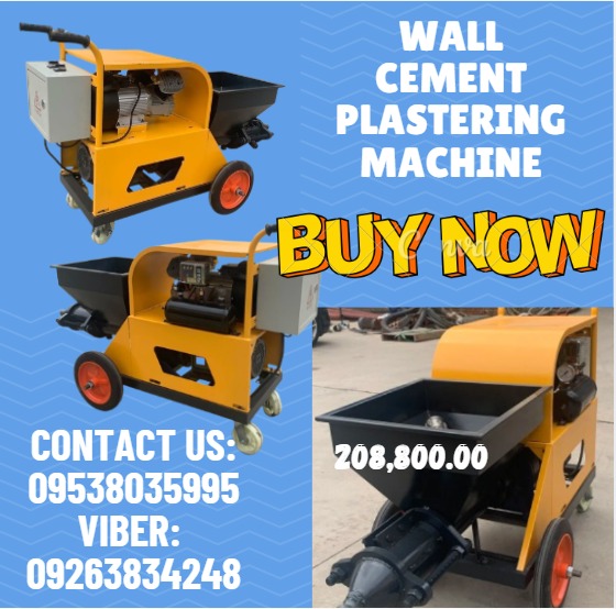 WALL CEMENT PLASTERING MACHINE, Everything Else, Others on Carousell