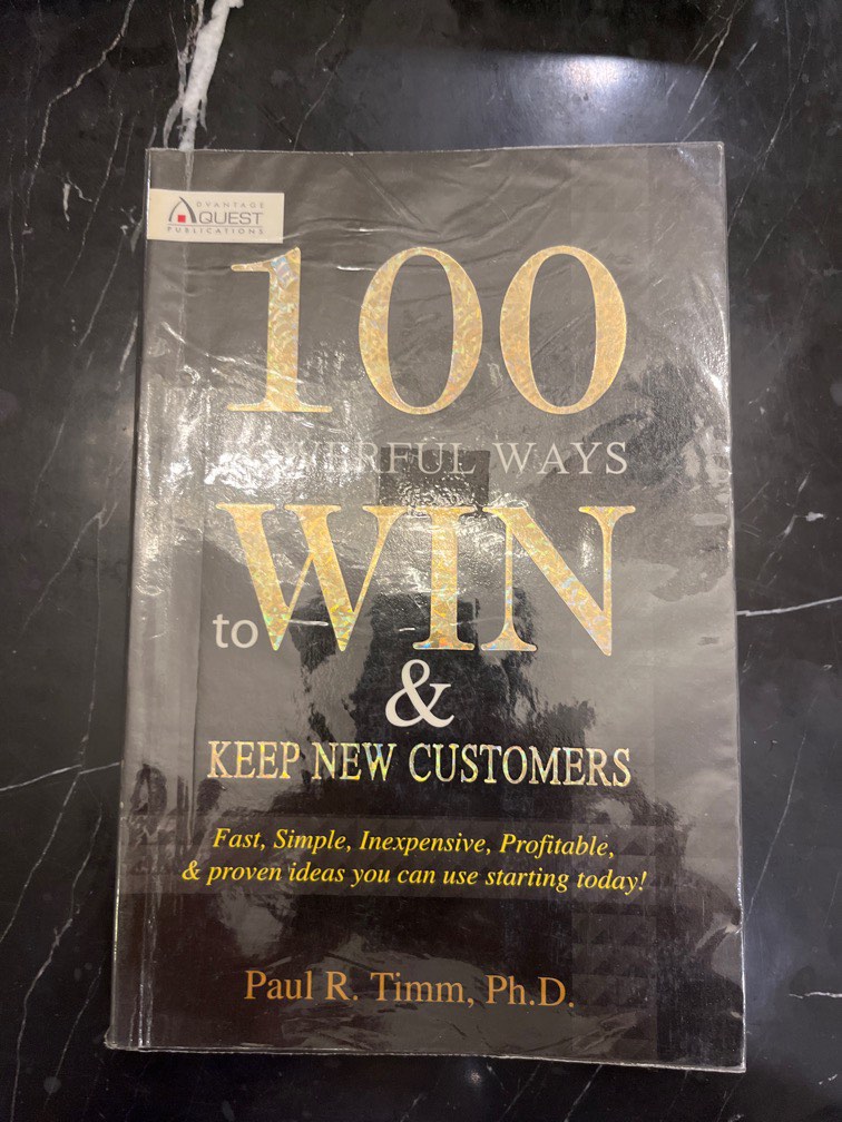 100 powerful ways to win and keep new customers, Hobbies & Toys, Books ...