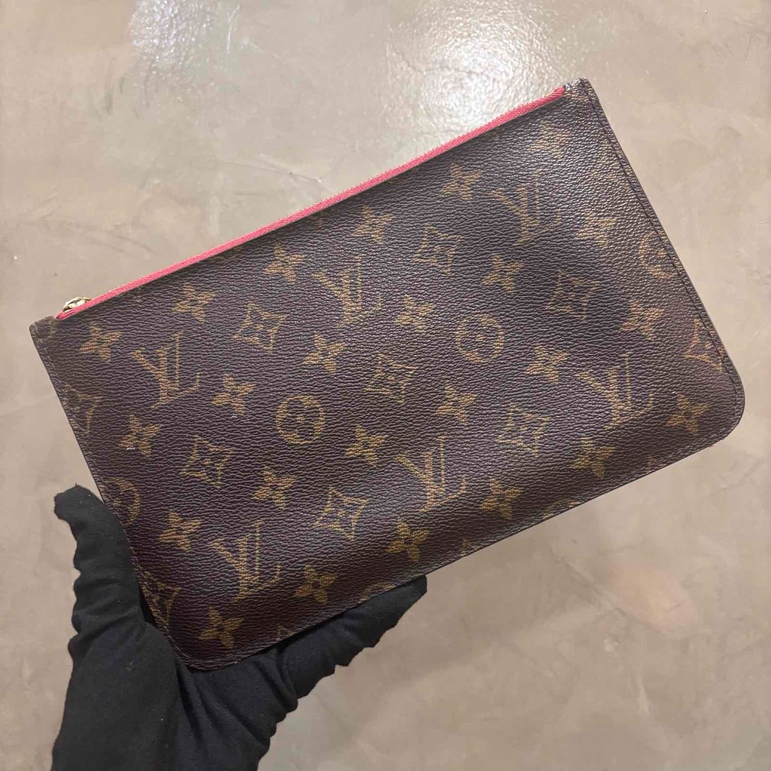 247006351 LOUIS VUITTON SLG MONOGRAM NEVERFULL POUCH ONLY, Luxury, Bags ...