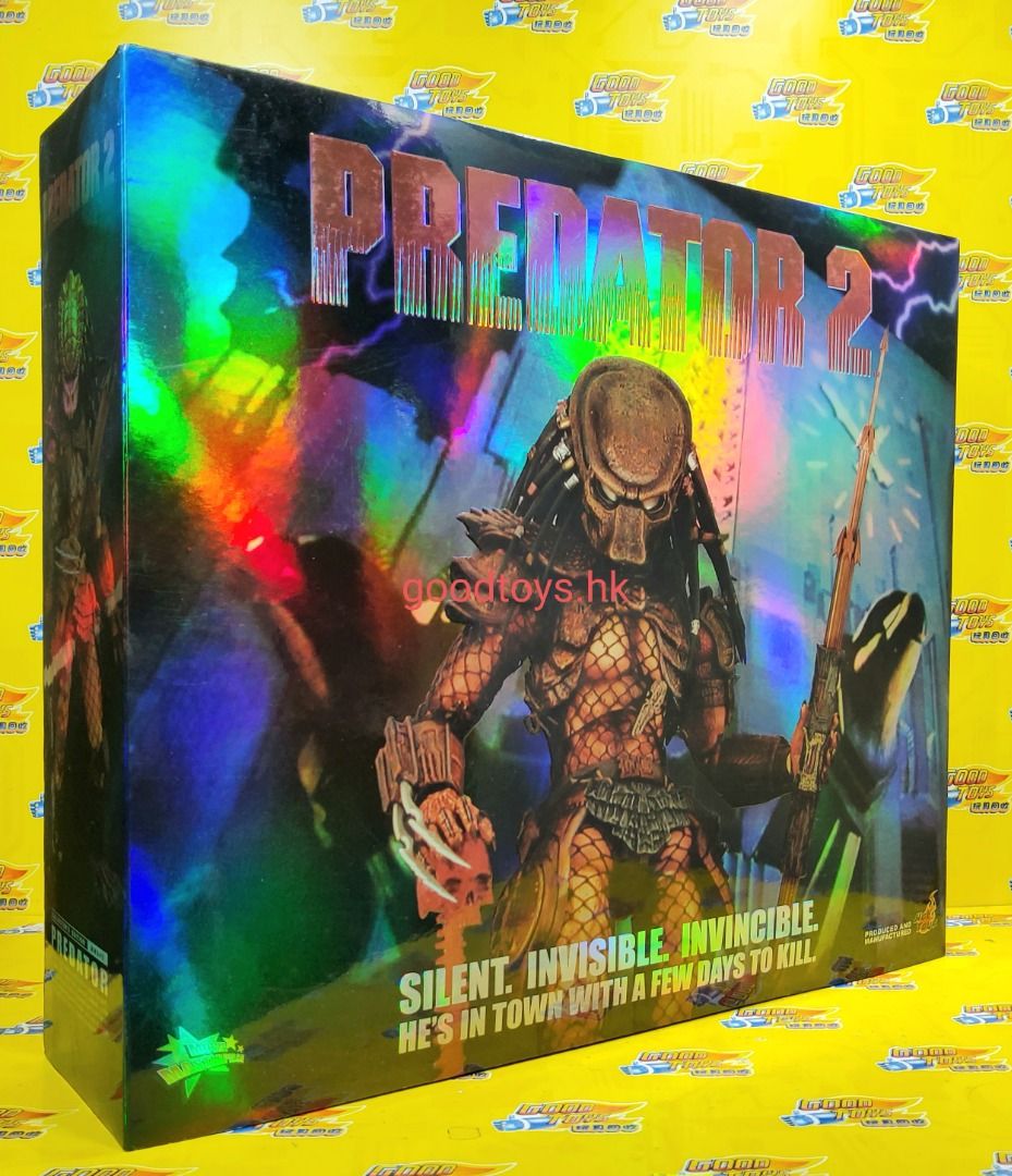 中古已開封 HOTTOYS DIECAST MMS45 1/6 12吋 PREDATOR 2 PREDATOR SILENT ...