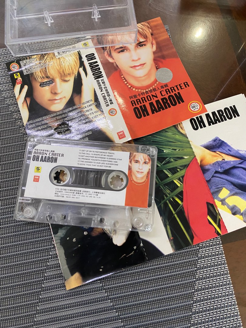AARON CARTER - Oh Aaron - Philippines Original Pop Music Album Cassette ...