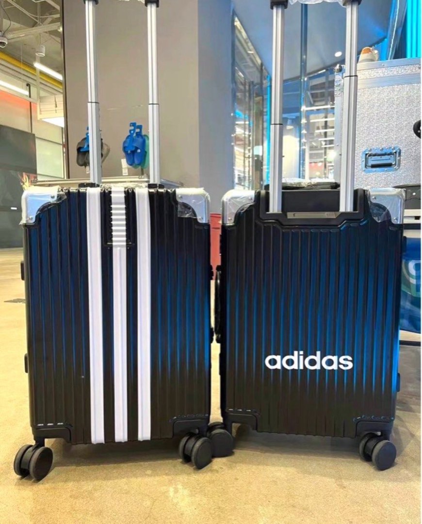 ADIDAS LUGGAGE 3 STRIPES STORE LUGGAGE ORIGINAL, Hobbies & Toys, Travel ...
