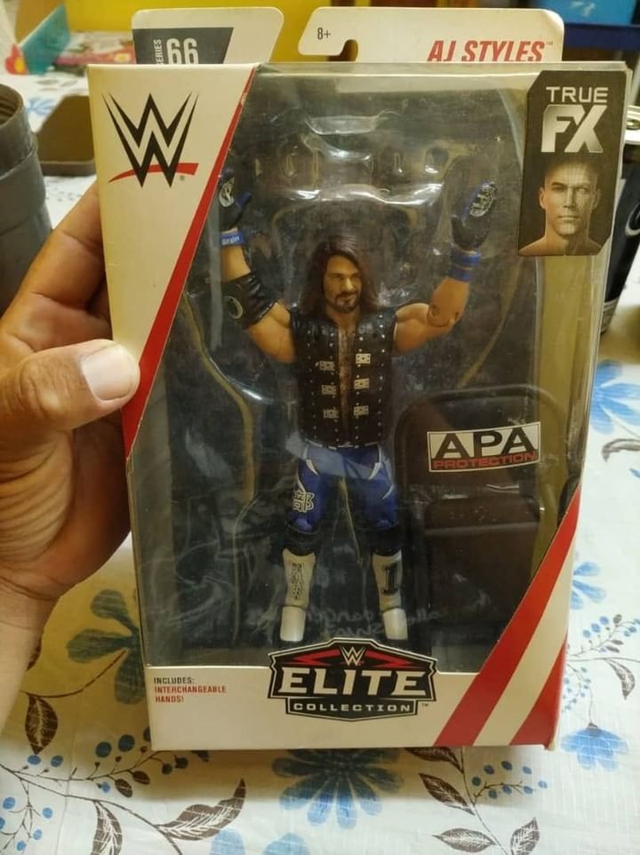 AJ STYLE WITH APA CHAIR, Hobbies & Toys, Collectibles & Memorabilia ...