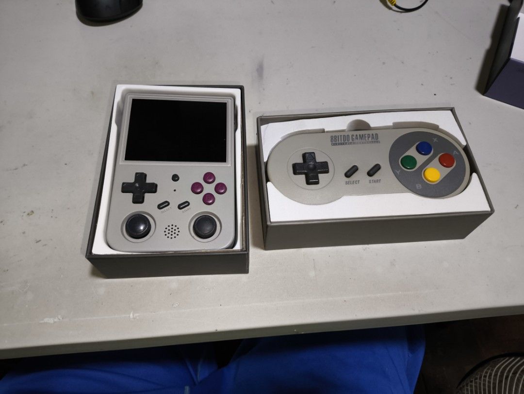 Ambernic RG 353VS arkOS 64gb with 8bitdo SFC30 Gamepad SNES controller ...