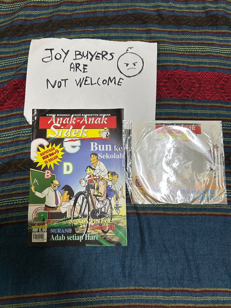 ANAK-ANAK SIDEK SIRI ANIMASI BCD BOLEH PAKAI, Hobbies & Toys, Books & Magazines, Comics & Manga ...