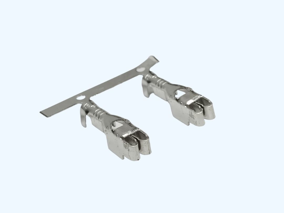 AUTOMOTIVE METER FUSE FEMALE TERMINAL SILVER COPPER (2-PCS/1-PAIR ...