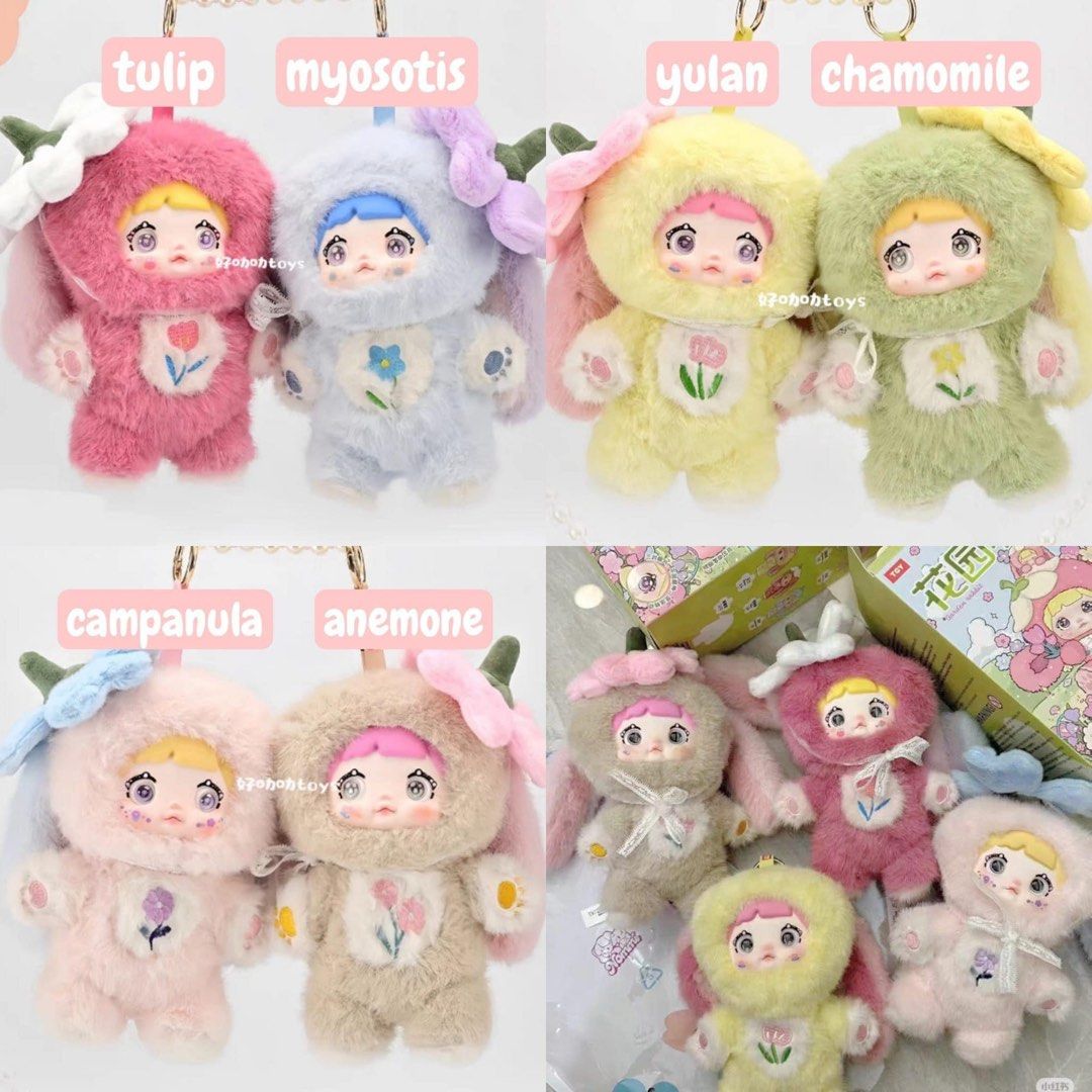 Baby Three Nommi v2 Bunny Garden Series (Bag Charm Keychain), Women's ...