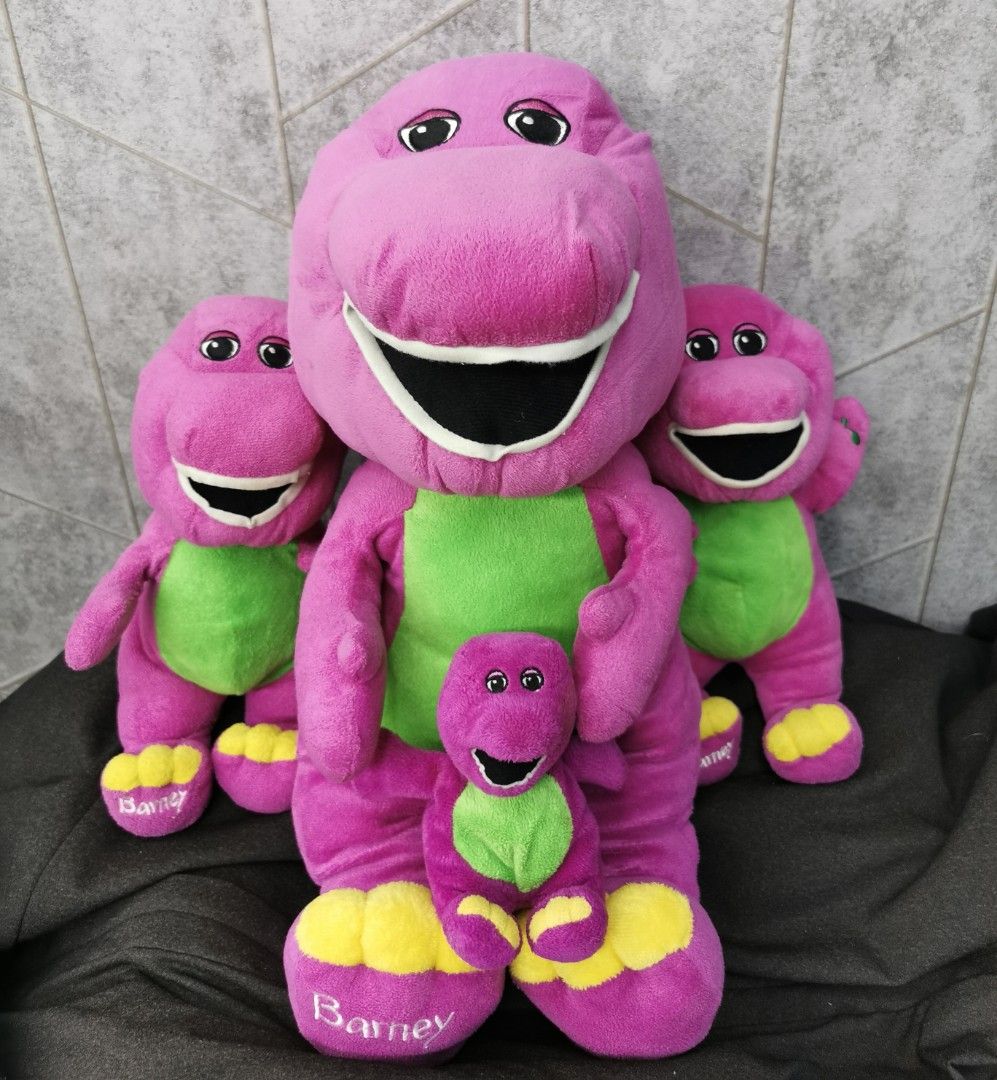 Barney soft toys, Hobbies & Toys, Toys & Games on Carousell