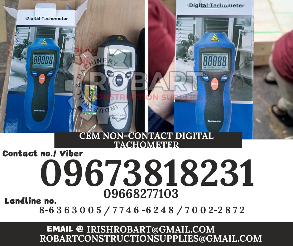 CEM non-contact digital tachometer, Commercial & Industrial ...