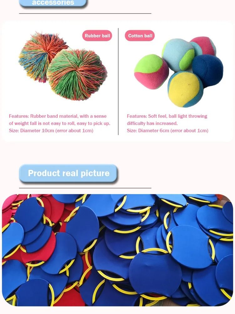 Children Toys Outdoor Game sensory training Bouncing Ring Elastic Ball ...