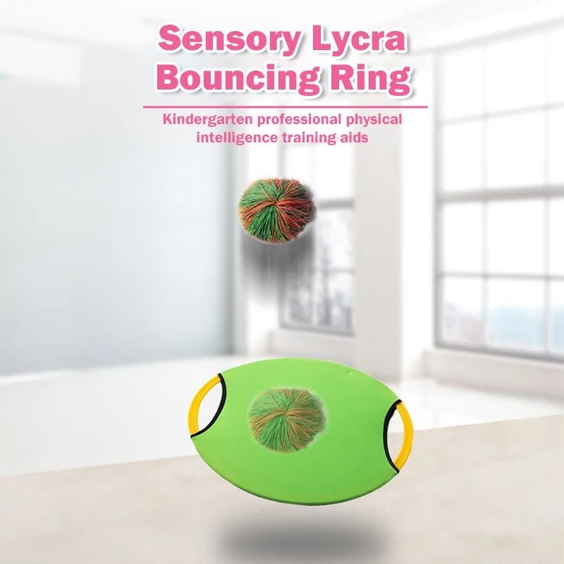 Children Toys Outdoor Game sensory training Bouncing Ring Elastic Ball ...