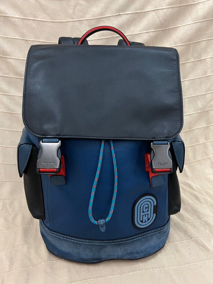 COACH Rivington Backpack in Colorblock With Coach Patch, Luxury, Bags ...