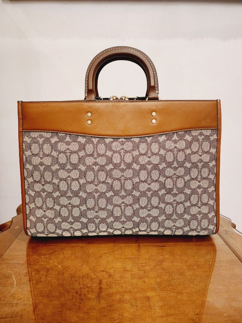 Coach Rogue Brief in Signature Textile Jacquard Laptop Bag, Men's ...