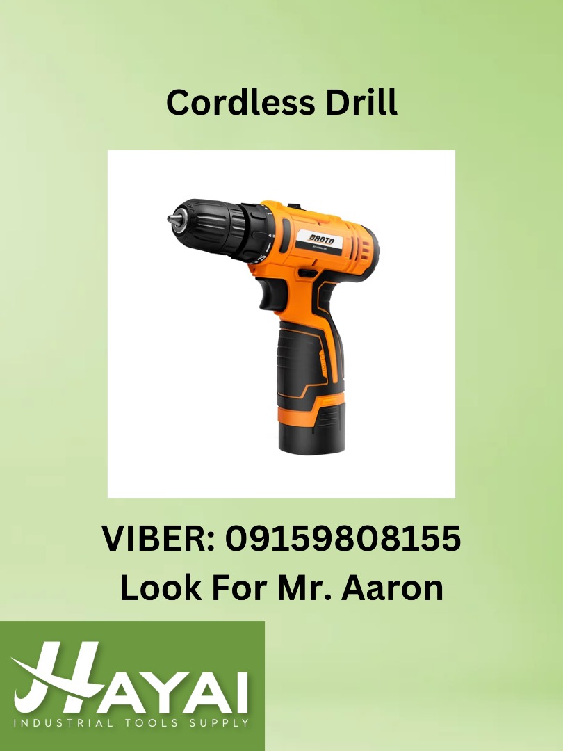 Cordless Drill, Commercial & Industrial, Construction Tools & Equipment ...