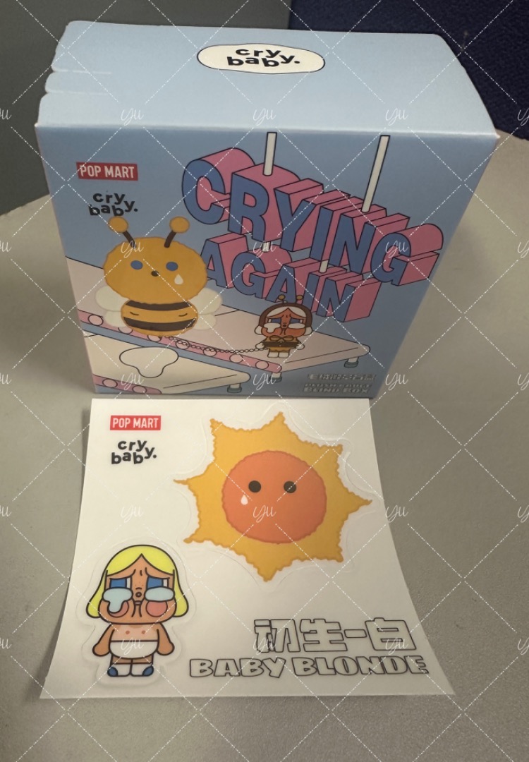 Crybaby crying again plush badge, Hobbies & Toys, Toys & Games on Carousell