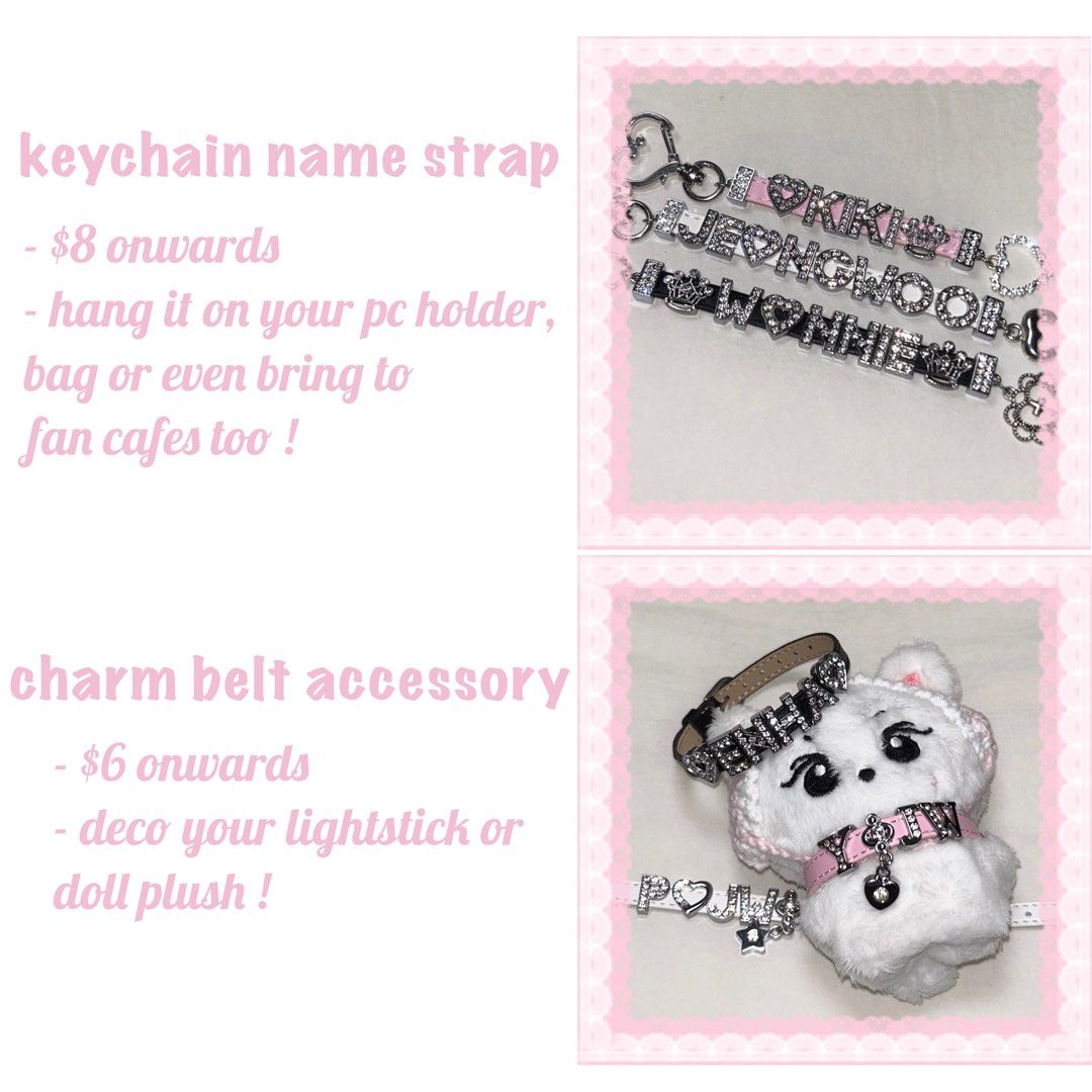 CUSTOM kpop name keychains| doll seventeen treasure enhypen txt ateez ...