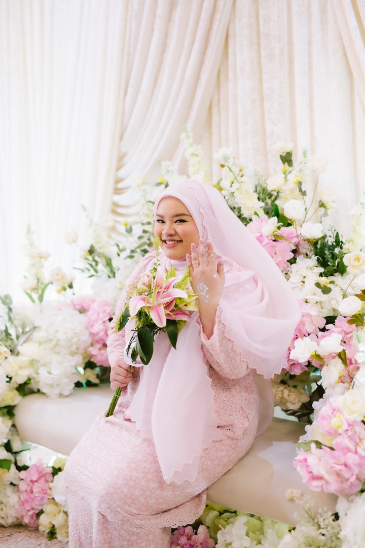 CUSTOM MADE SOFT PINK ORGANDY VEIL RM70 INCLUDE POSTAGE, Women's ...