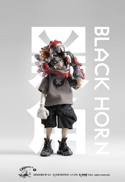D ONE Studio 1/12 Scale Collectible Figure The Circle Comic Black Horn ...