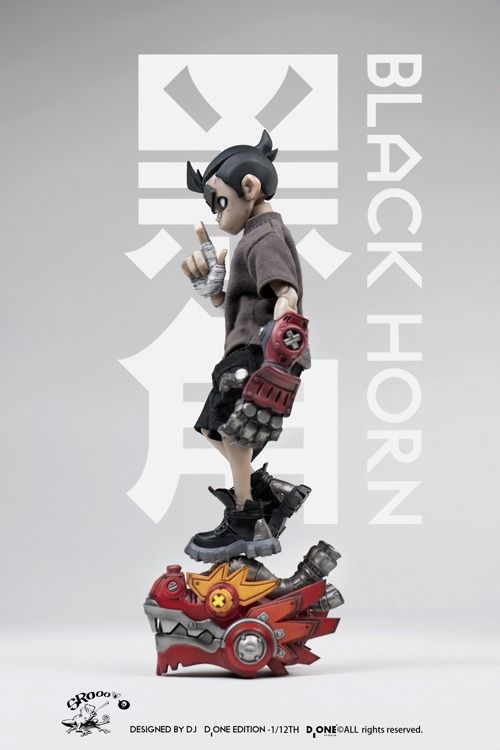 D ONE Studio 1/12 Scale Collectible Figure The Circle Comic Black Horn ...