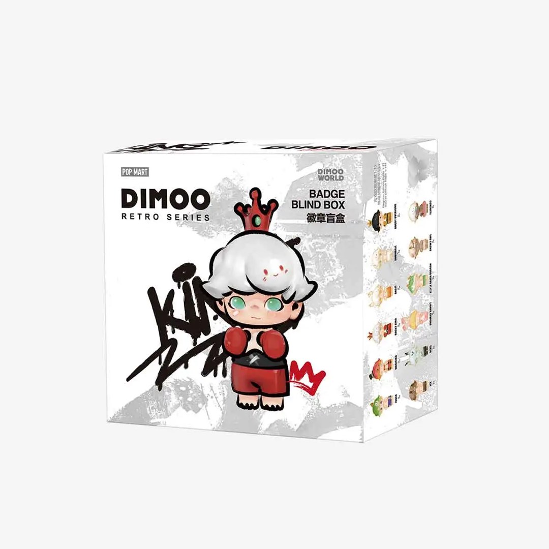 Dimoo Retro Series Badge - Rocky King, Hobbies & Toys, Toys & Games on ...