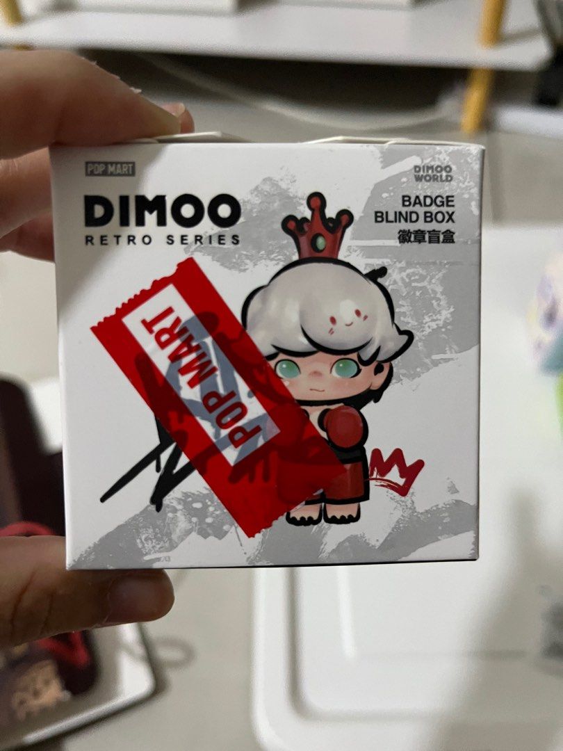 Dimoo Retro Series Badge - Rocky King, Hobbies & Toys, Toys & Games on ...