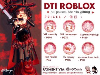DRESS TO IMPRESS GAMEPASSES, Video Gaming, Video Games, Others on Carousell