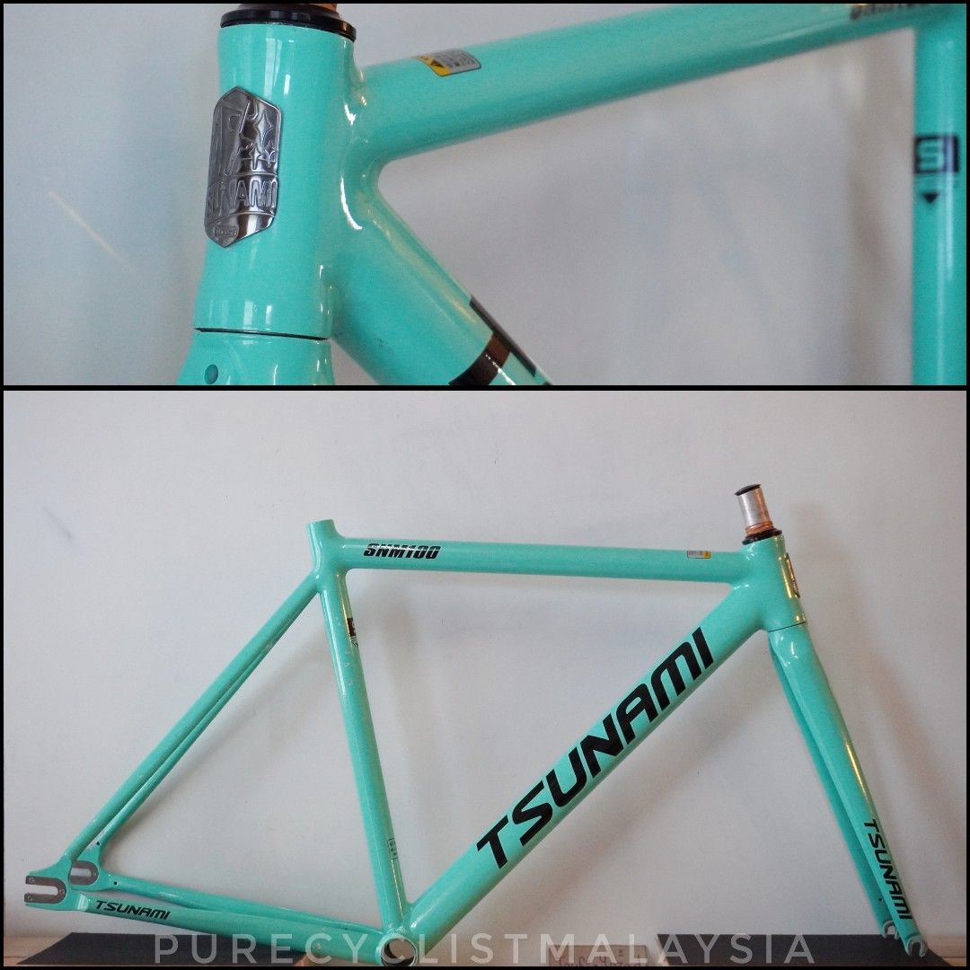 Fixie frame set Tsunami aluminum, Sports Equipment, Bicycles & Parts ...