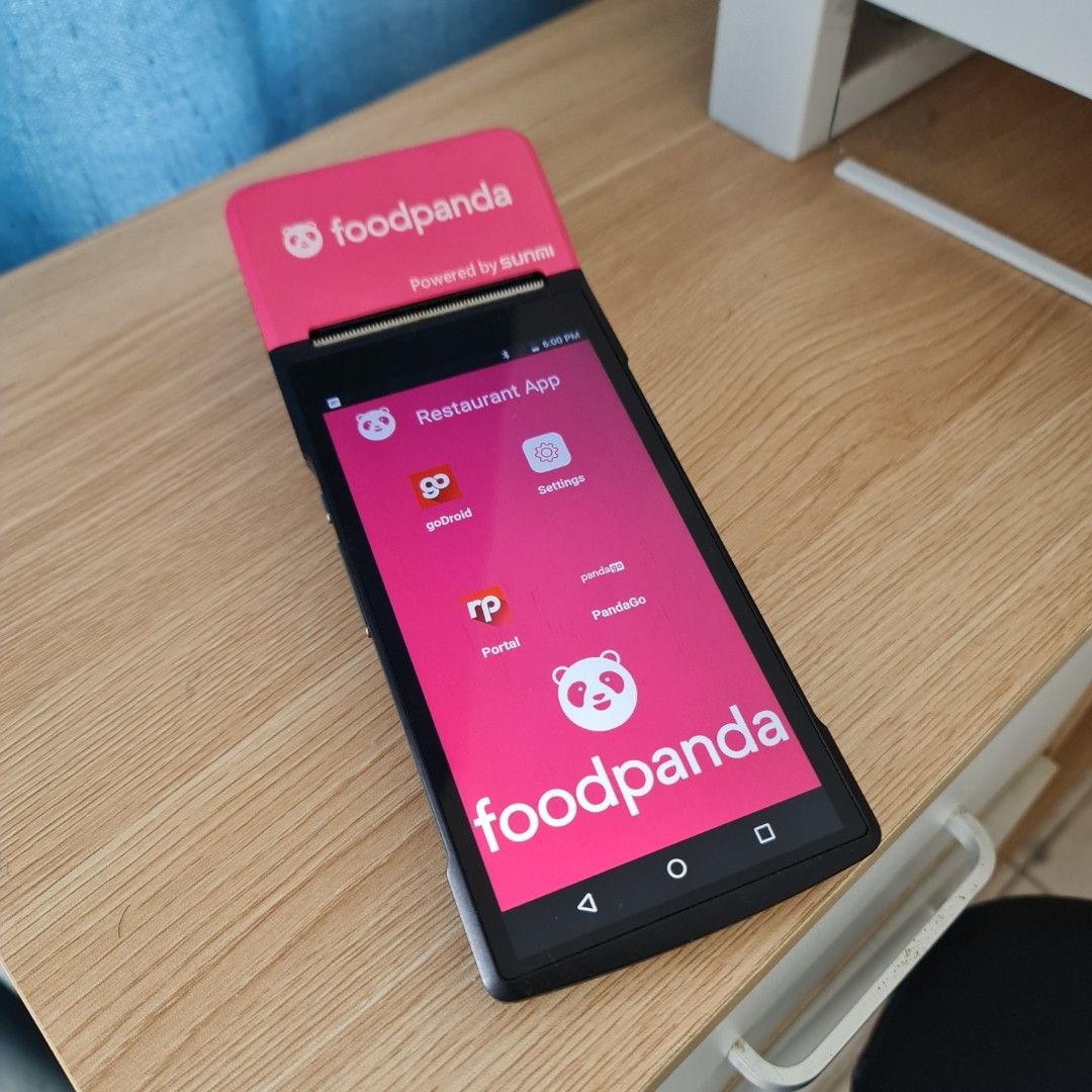 Foodpanda Device Sunmi V2, Computers & Tech, Desktops on Carousell