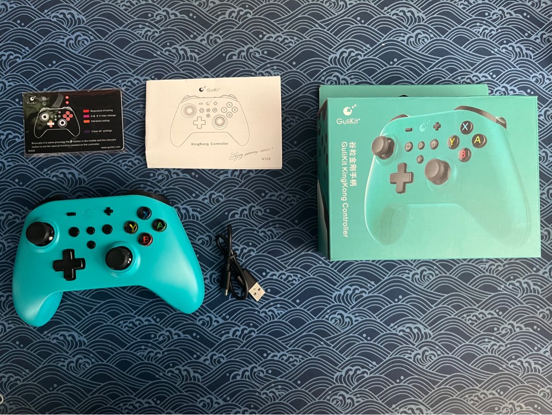 For Sale: Gulikit Kingkong Controller (Turquoise) for Switch/PC/Android ...