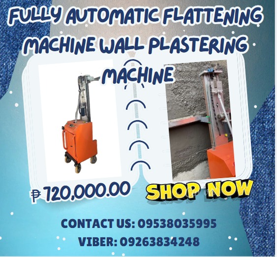 Fully Automatic Flattening Machine Wall Plastering Machine, Everything Else, Others on Carousell