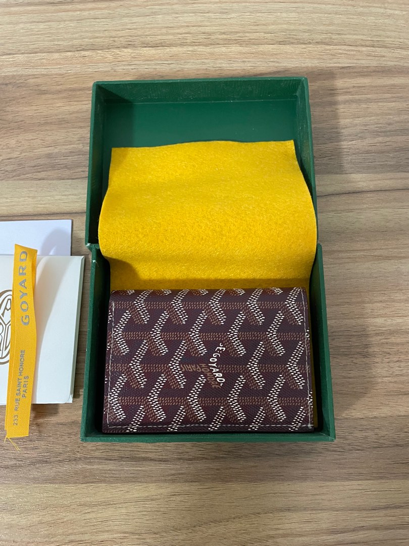 Goyard Saint-Pierre Card Wallet, Luxury, Bags & Wallets on Carousell