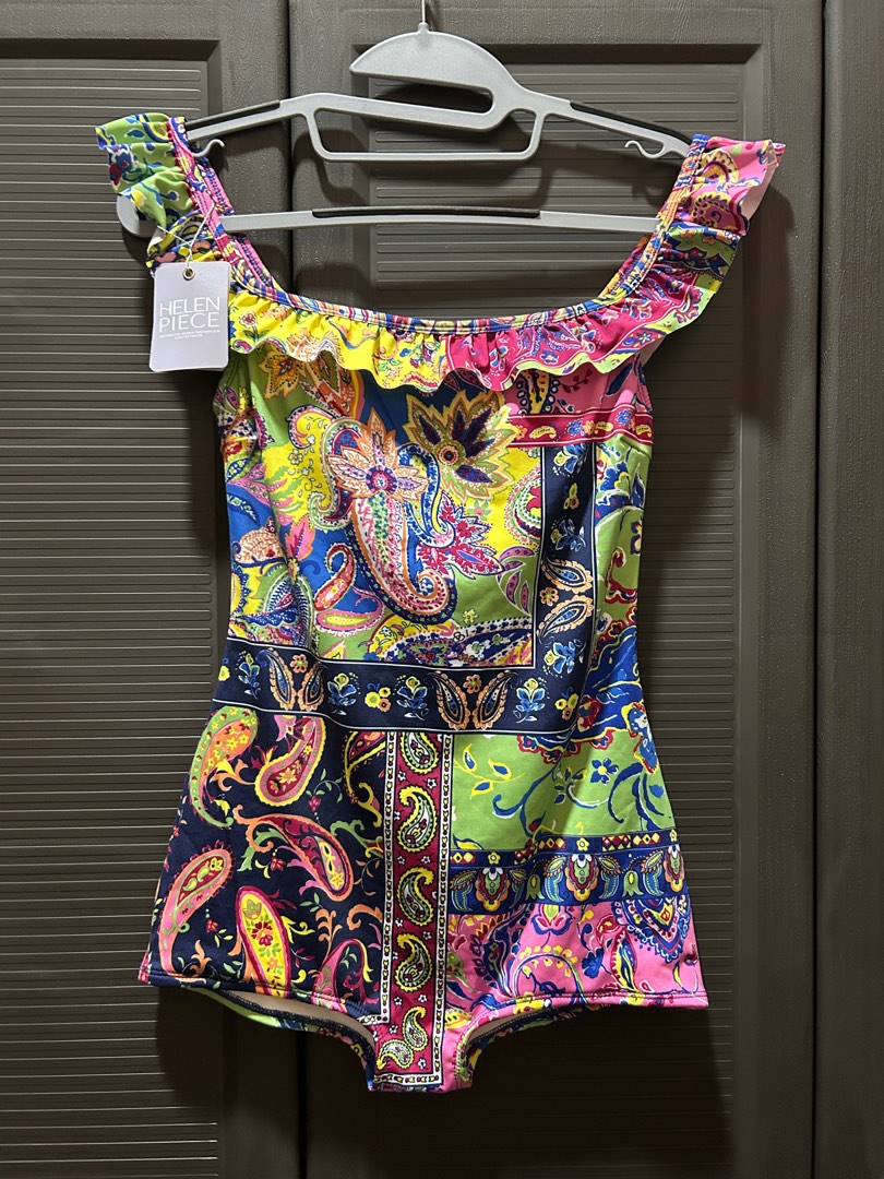 Helen Piece Swimsuit Boyleg Style, Women's Fashion, Swimwear, Bikinis ...