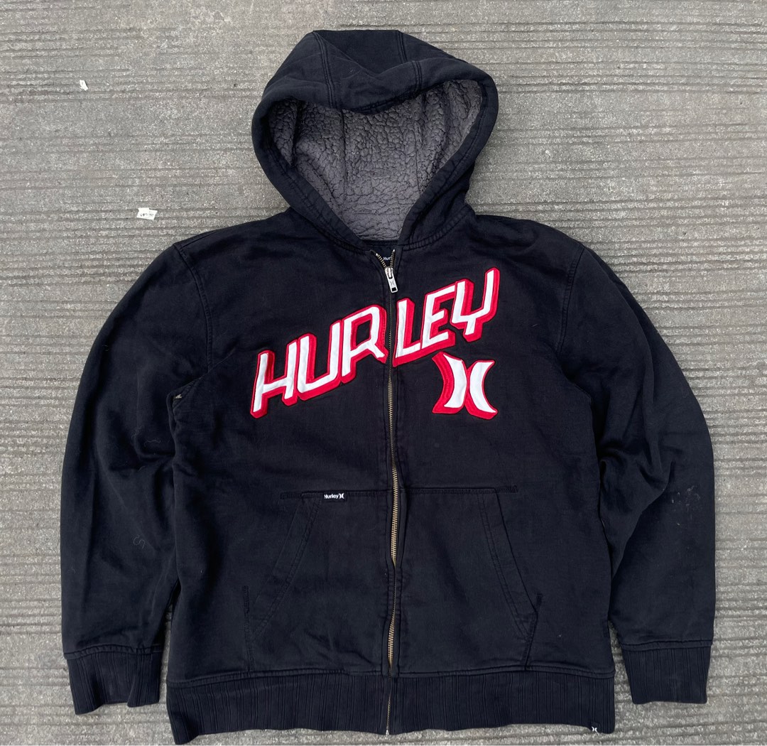 HURLEY SHERPA LINED FULL ZIP, Men's Fashion, Coats, Jackets and ...