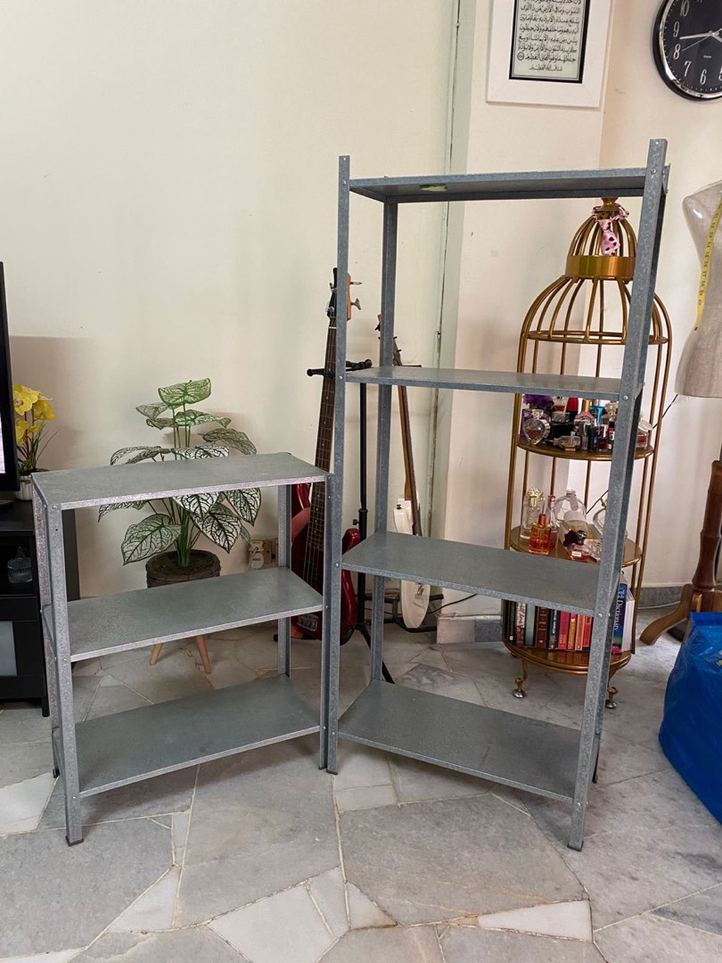 Ikea rak besi industrial, Furniture & Home Living, Furniture, Shelves ...