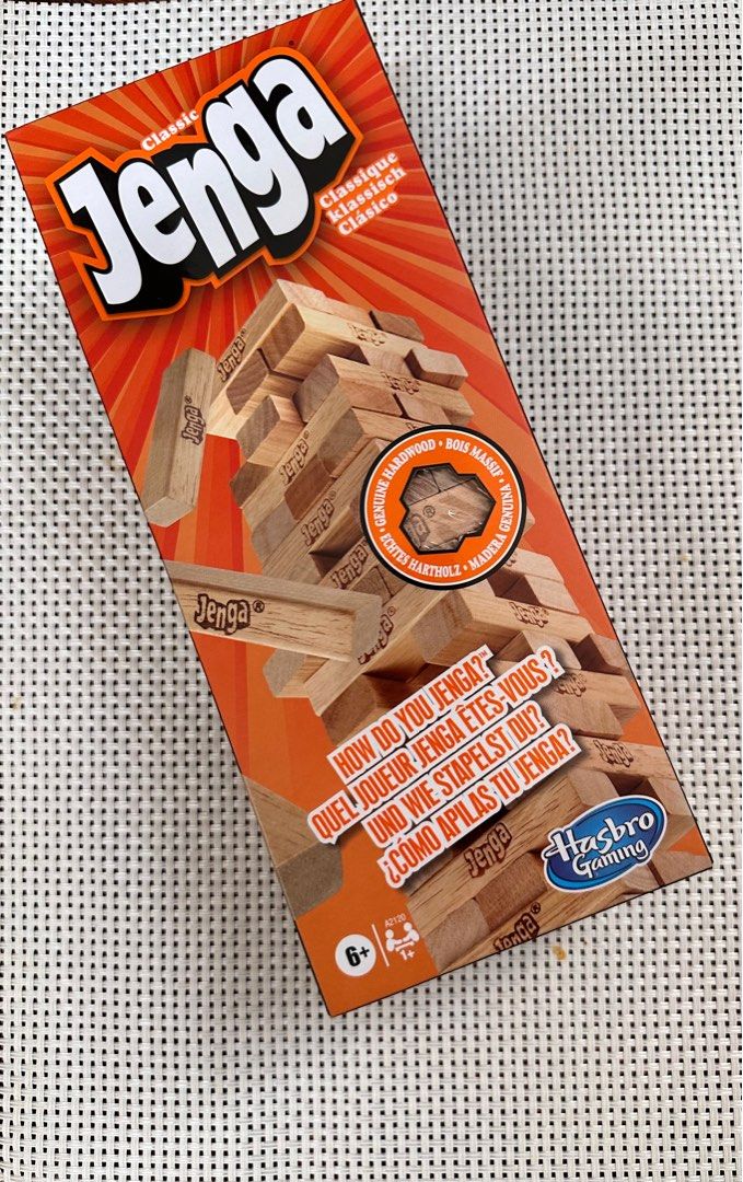 Jenga Classic Brand New, Hobbies & Toys, Toys & Games on Carousell