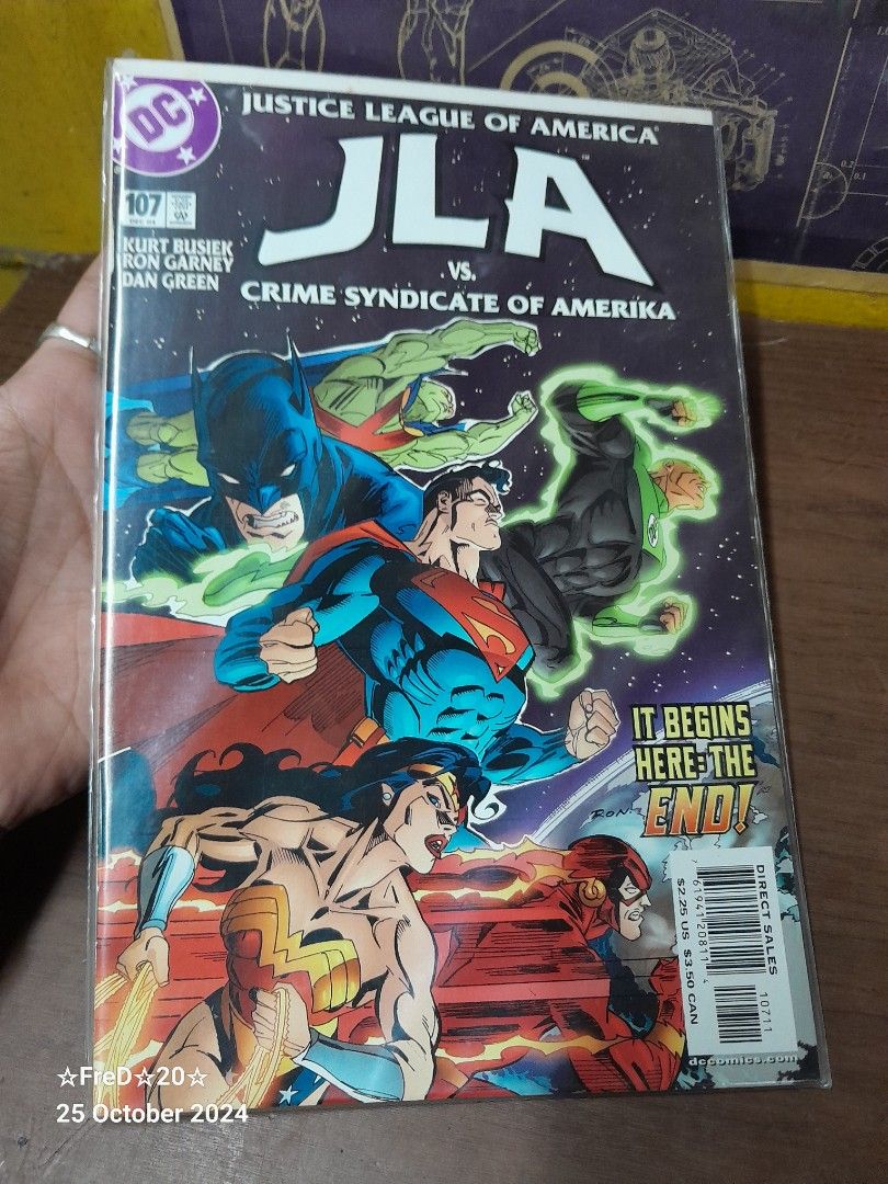 JLA VS Crime Syndicate Amerika Connecting Covers DC Comics, Hobbies ...