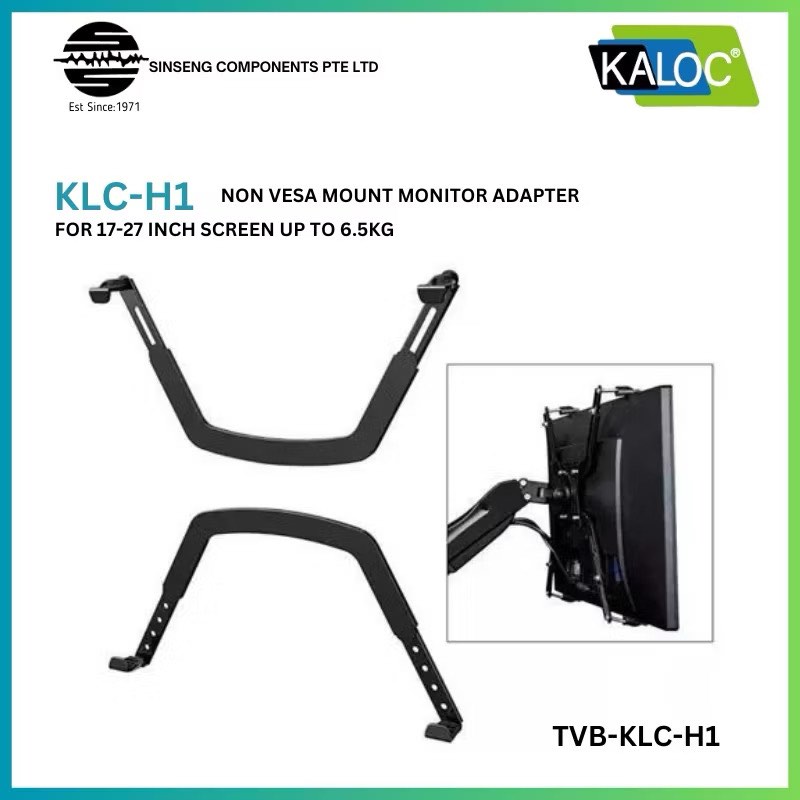 Kaloc KLC-H1 Mounting Extension VESA Adapter for 17"-27" Non Vesa Monitors, TV & Home Appliances ...